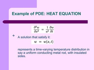 Presentation3 partial differentials equation | PPT