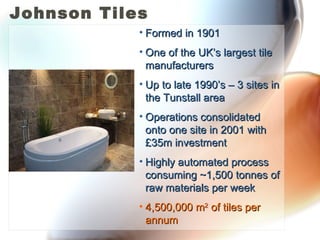 Tony Cotton, Johnson Tiles - Cost Effective Use of Heat Recovery | PPT