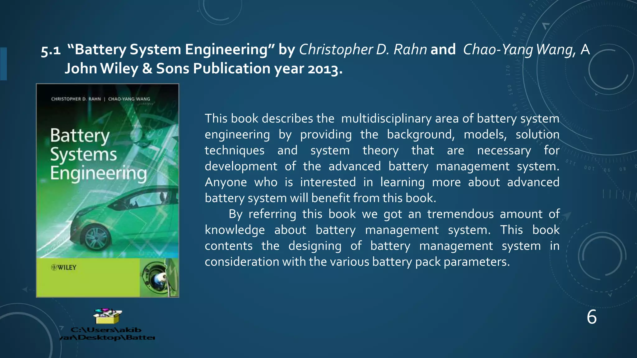 Digitization of Battery management System and Charging by Solar Panel | PPT