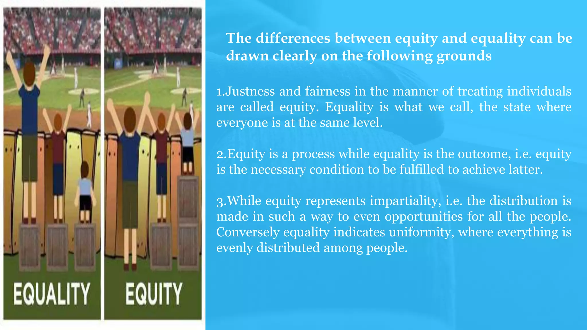 Differences between equity and equality | PPTX