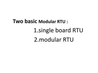 supervisory control and data acquisition system | PPTX