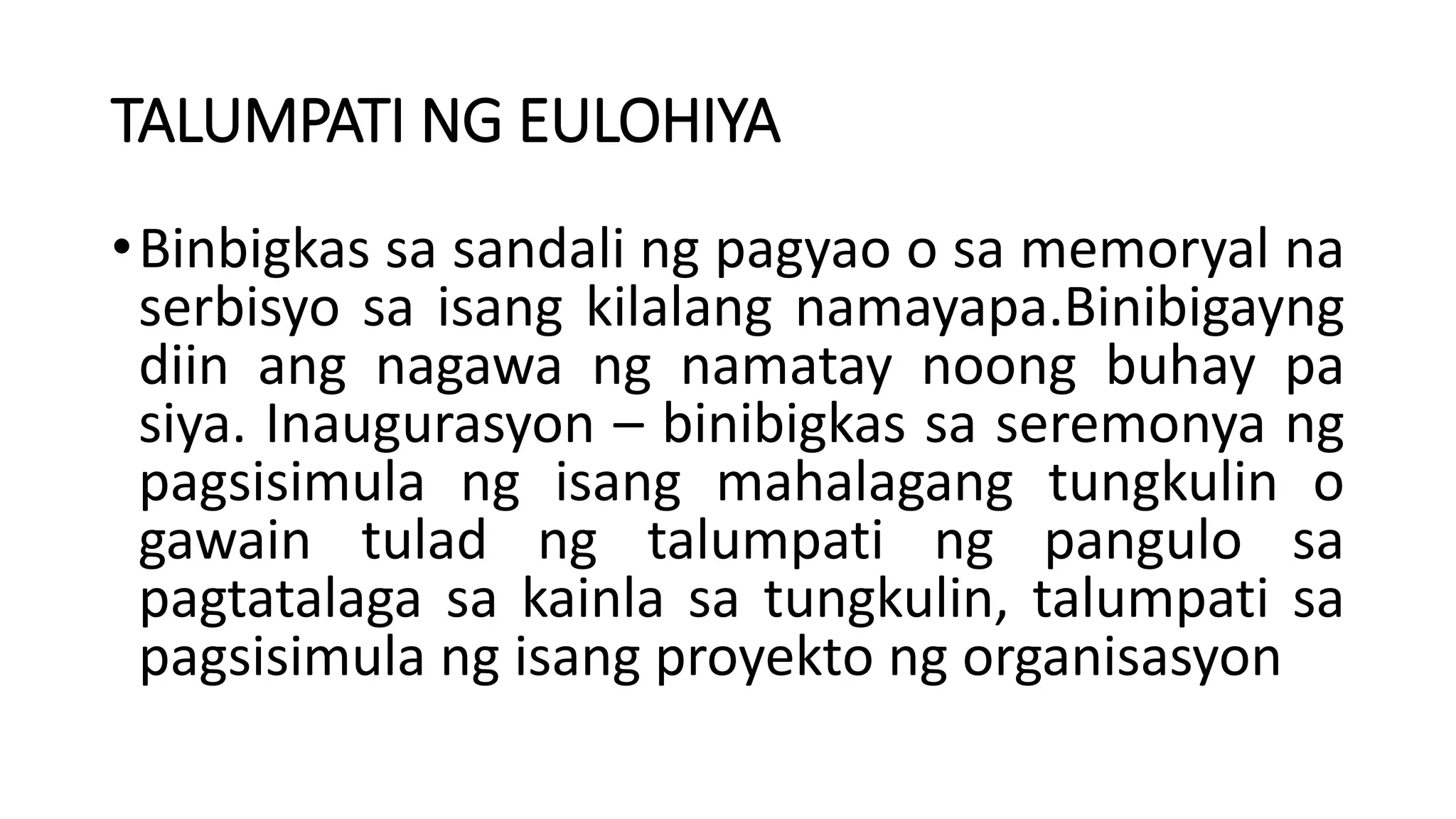 Talumpati 101 Filipino Grade 12 | PPTX