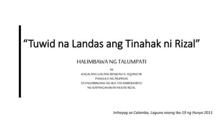 Talumpati 101 Filipino Grade 12 | PPTX
