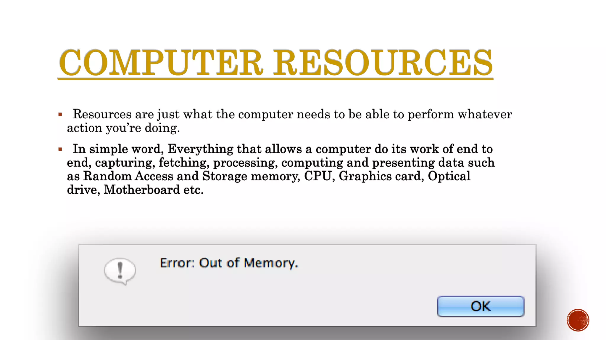 Utilization of computer Resources | PPTX