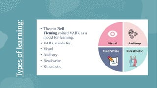 Learning styles in English | PPTX
