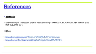 Hirschsprungʼs disease Child health nursing ppt | PDF
