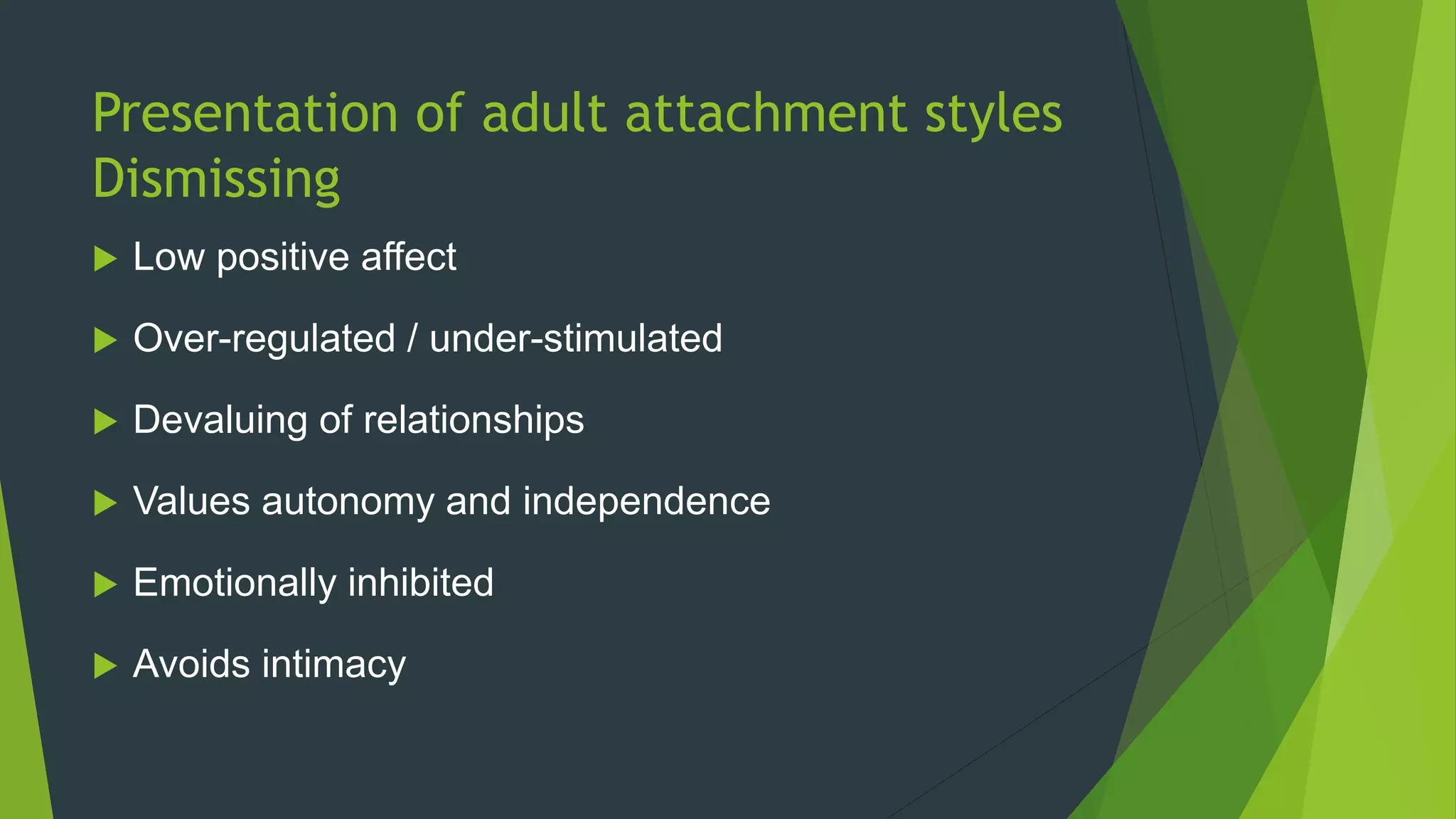 Addiction as an attachment disorder | PPTX