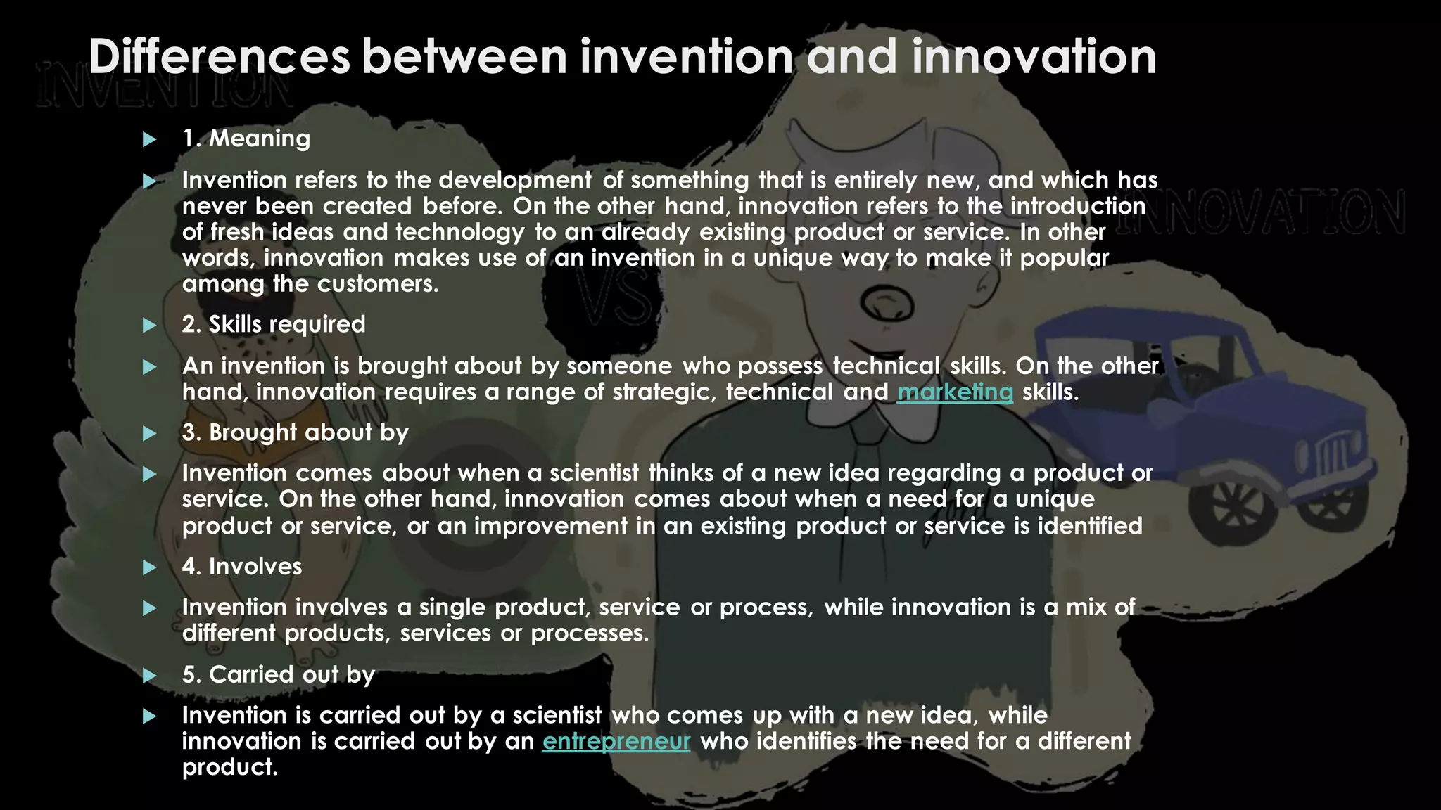 INVENTION VS INNOVATION | PDF