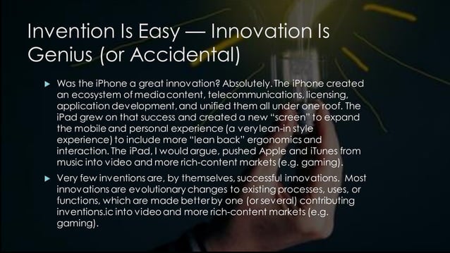 INVENTION VS INNOVATION | PDF