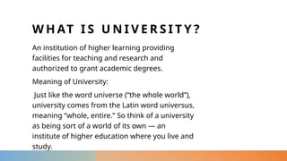 Presentation about university designnnnn | PPTX