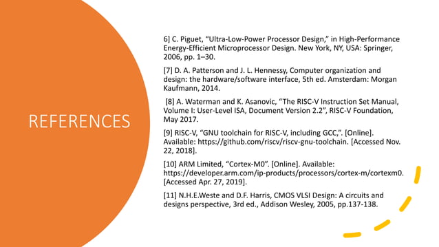 Design of a low power processor for Embedded system applications | PPT