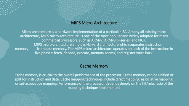 Design of a low power processor for Embedded system applications | PPT