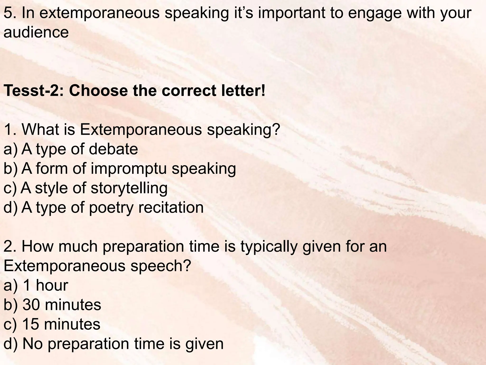 Presentation3 in Oral Com Extemporaneous | PPTX