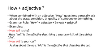 Information questions in English language | PPT