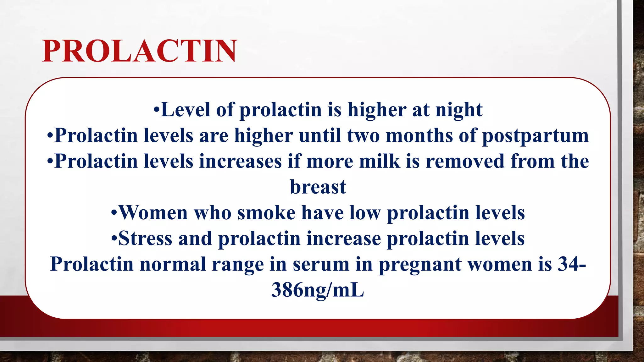 Role of hormones in lactation | PPTX