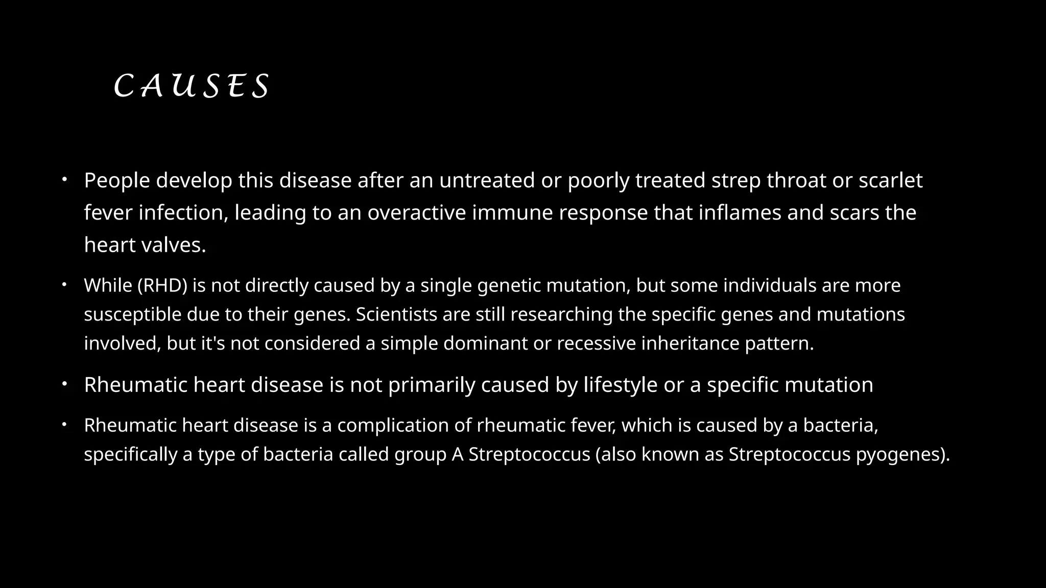 Rheumatic Heart Disease powerpoint for bio anatomy/physiology students ...
