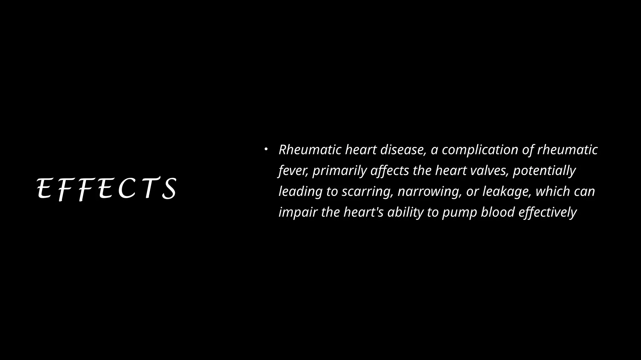 Rheumatic Heart Disease powerpoint for bio anatomy/physiology students ...