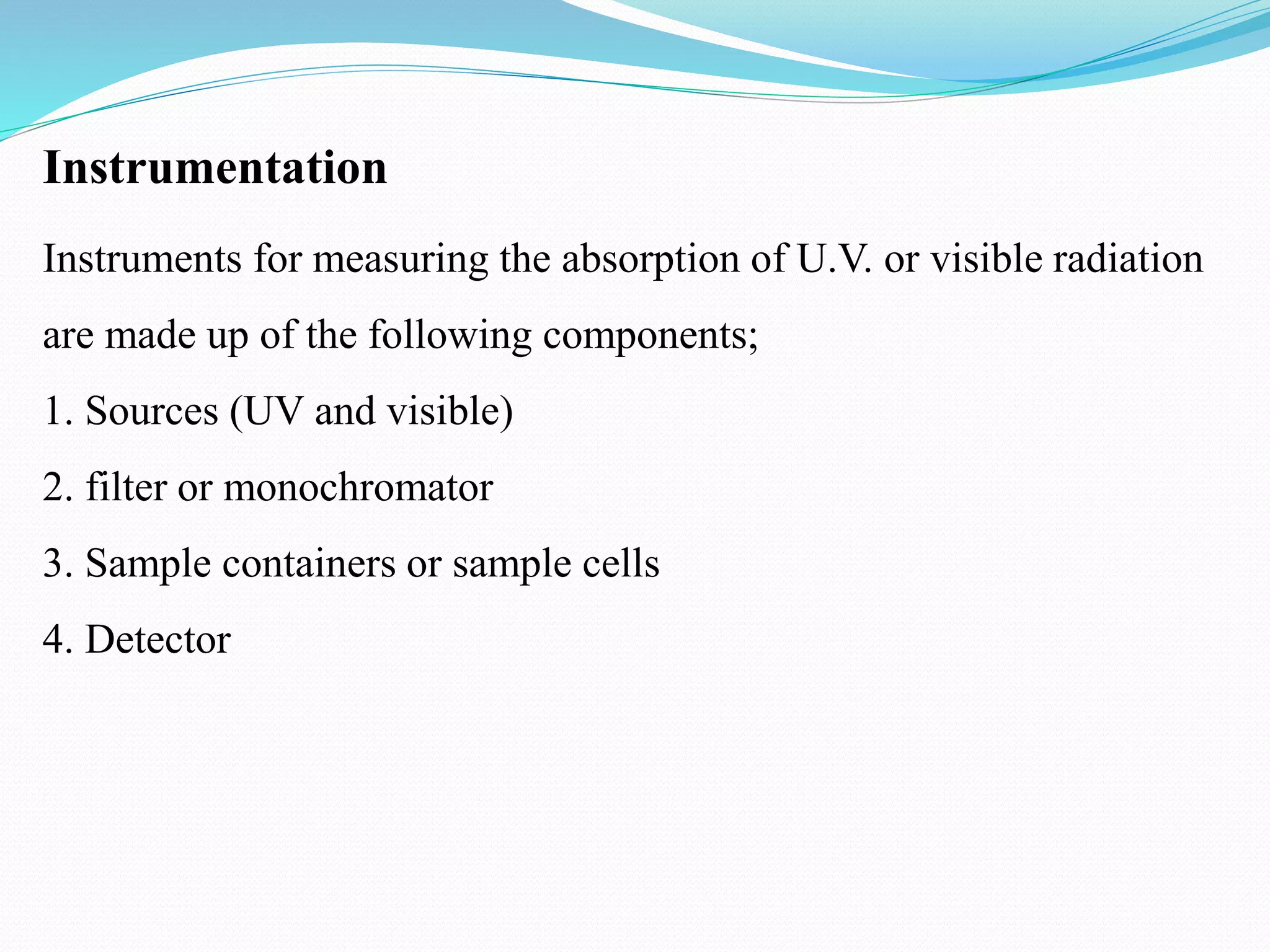 UV visible spectroscopy | PPTX