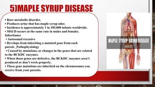 inborn errors of amino acid metabolism-phenylketonura, cystenuria ...