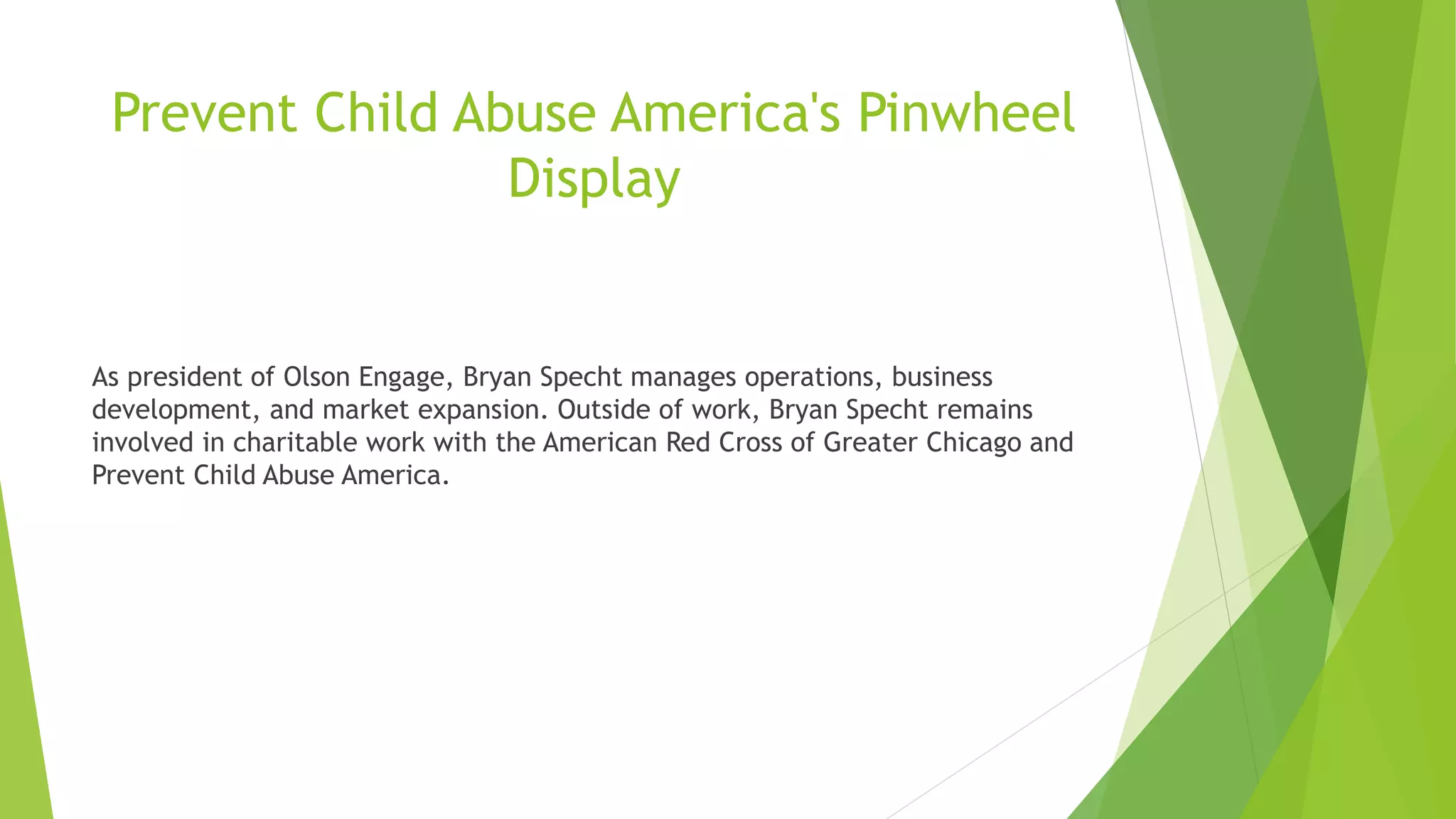 Prevent Child Abuse America's Pinwheel Display | PPTX
