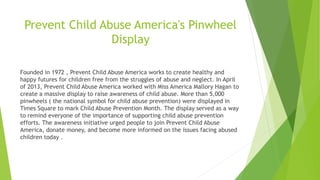 Prevent Child Abuse America's Pinwheel Display | PPTX