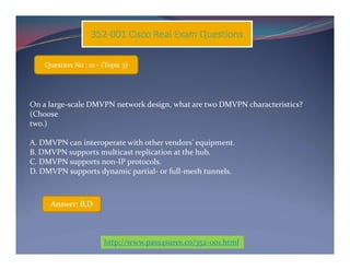 Pass4sure 352-001 Questions and Answers | PDF