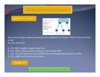 Pass4sure 352-001 Questions and Answers | PDF