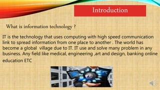 information technology | PPTX
