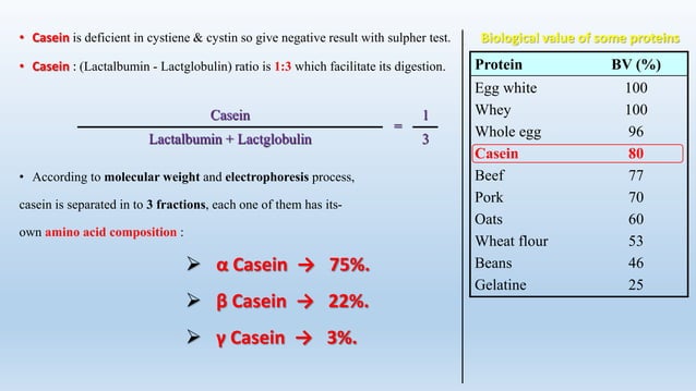 MILK PROTEINS / SYNTHESIS CASEIN | PPTX