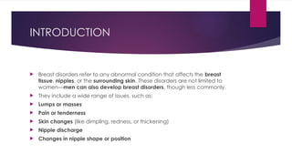 Presentation (3) copy copy.pptx breast disorders | PPTX
