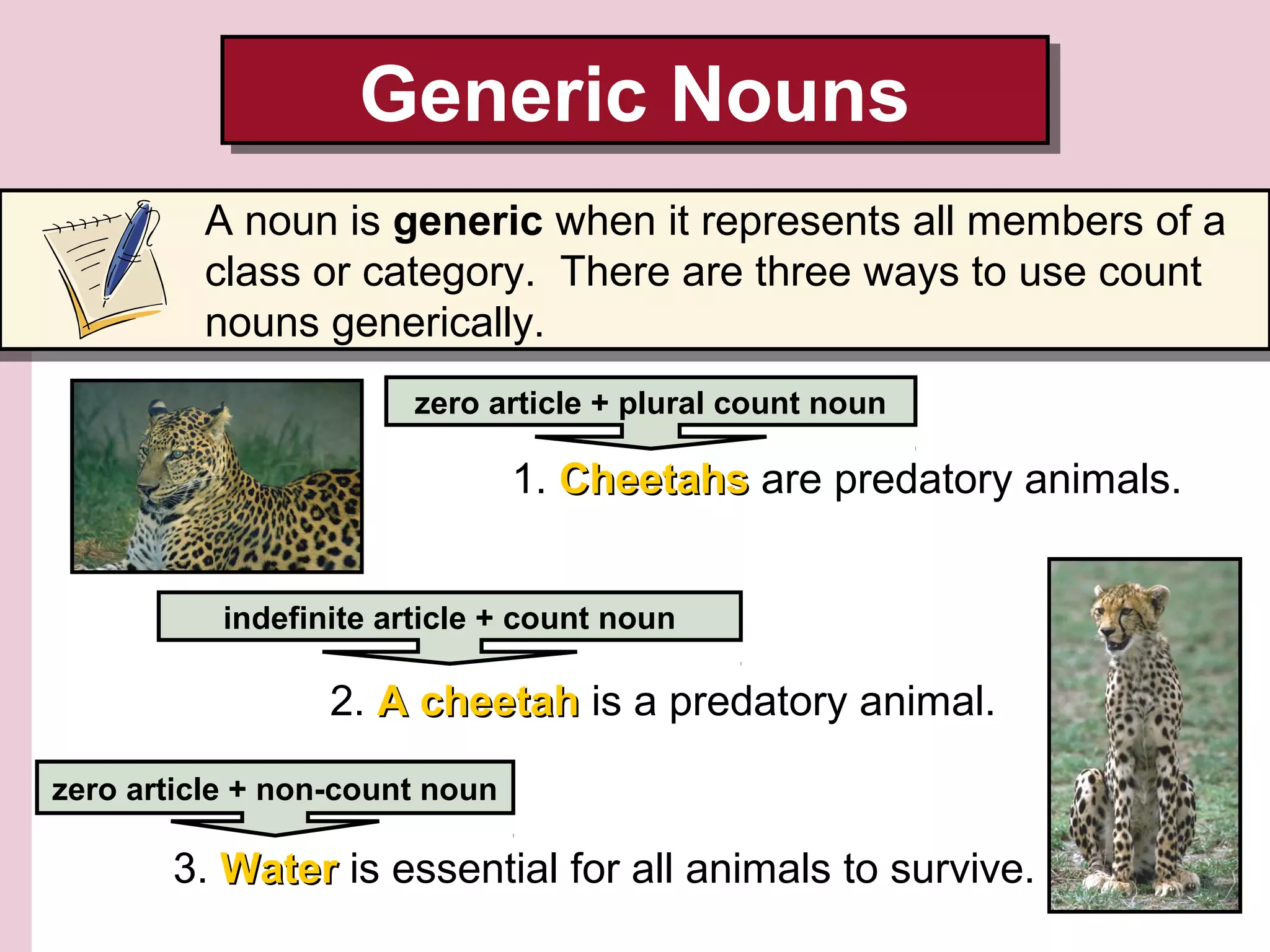 Presentation 3 definite & indefinite articles | PPS