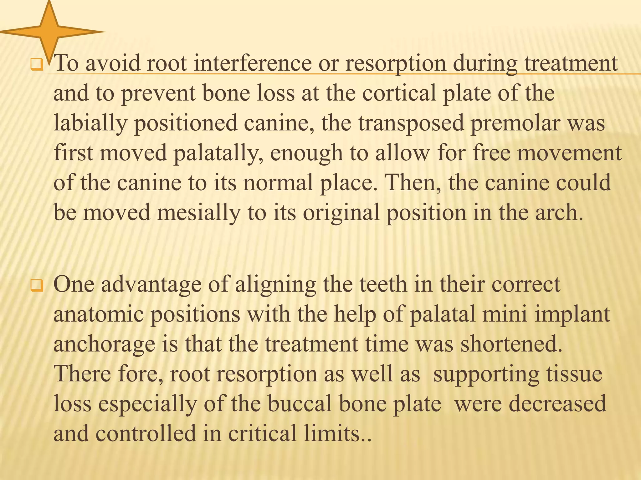 Transposition tooth corrected by orthodontic | PPTX