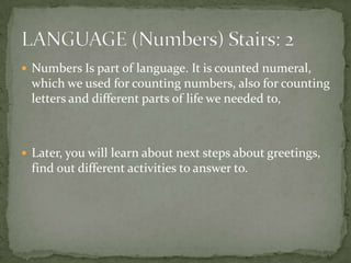 Presentation #3 language and greetings | PPTX