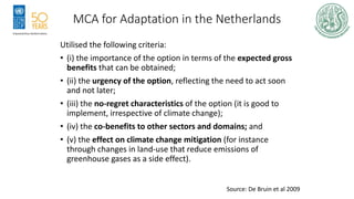 National Adaptation Plans Thailand - Examples of MCA application in ...