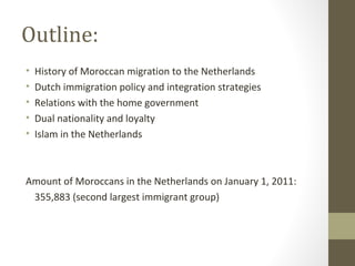 Estimated amount of Dutch Moroccans