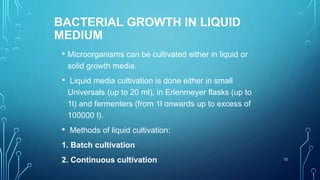 Microbial growth presentation | PPTX