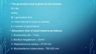 Microbial growth presentation | PPT