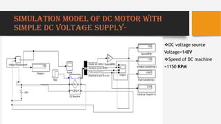 Analysis of a DC Motor with DC to DC Chopper Fed Supply | PDF