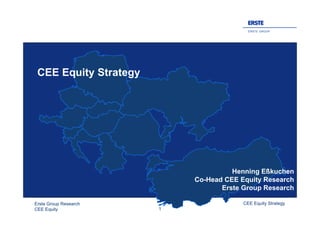 Presentation 3 q strategy cee (eng for release) | PDF