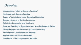 Quorum Sensing and Microbial Communication | PDF