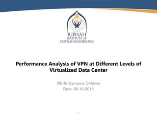 VPN in Virtualized DataCenter | PPTX | Operating Systems | Computer Software and Applications