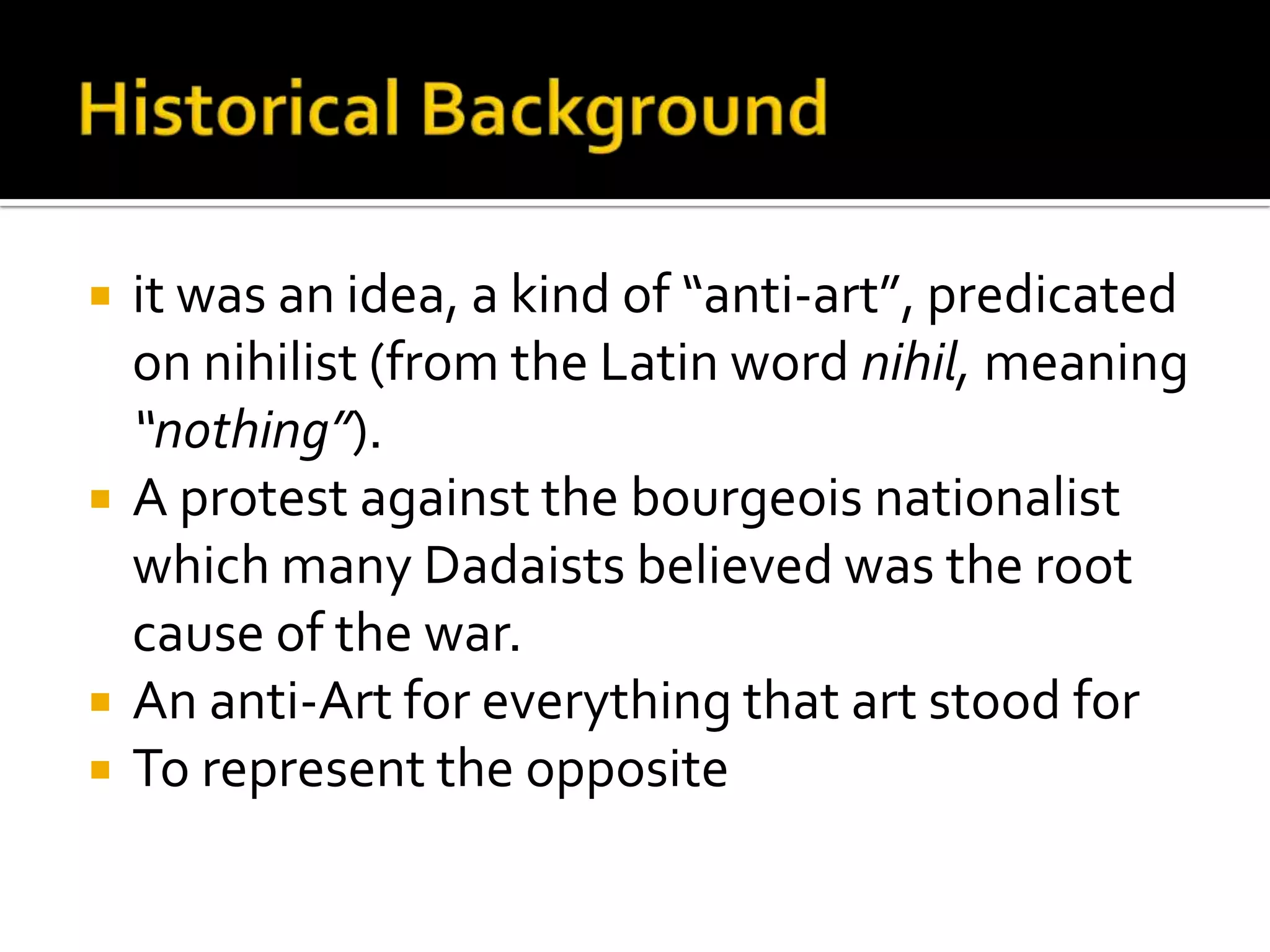 DADAISM | PPTX
