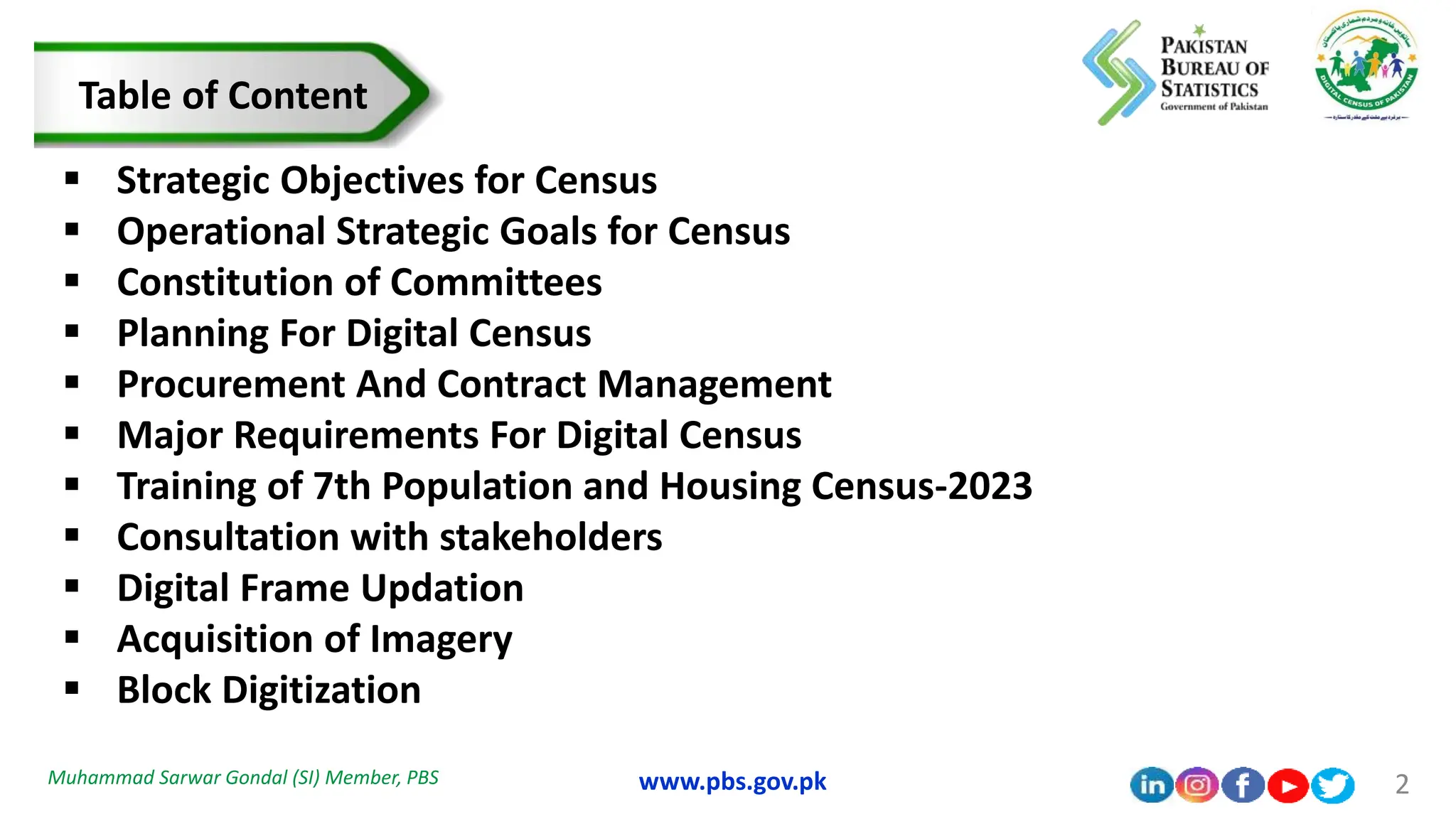 Presentation: Census Planning& Designing of Strategic Objectives .ppsx