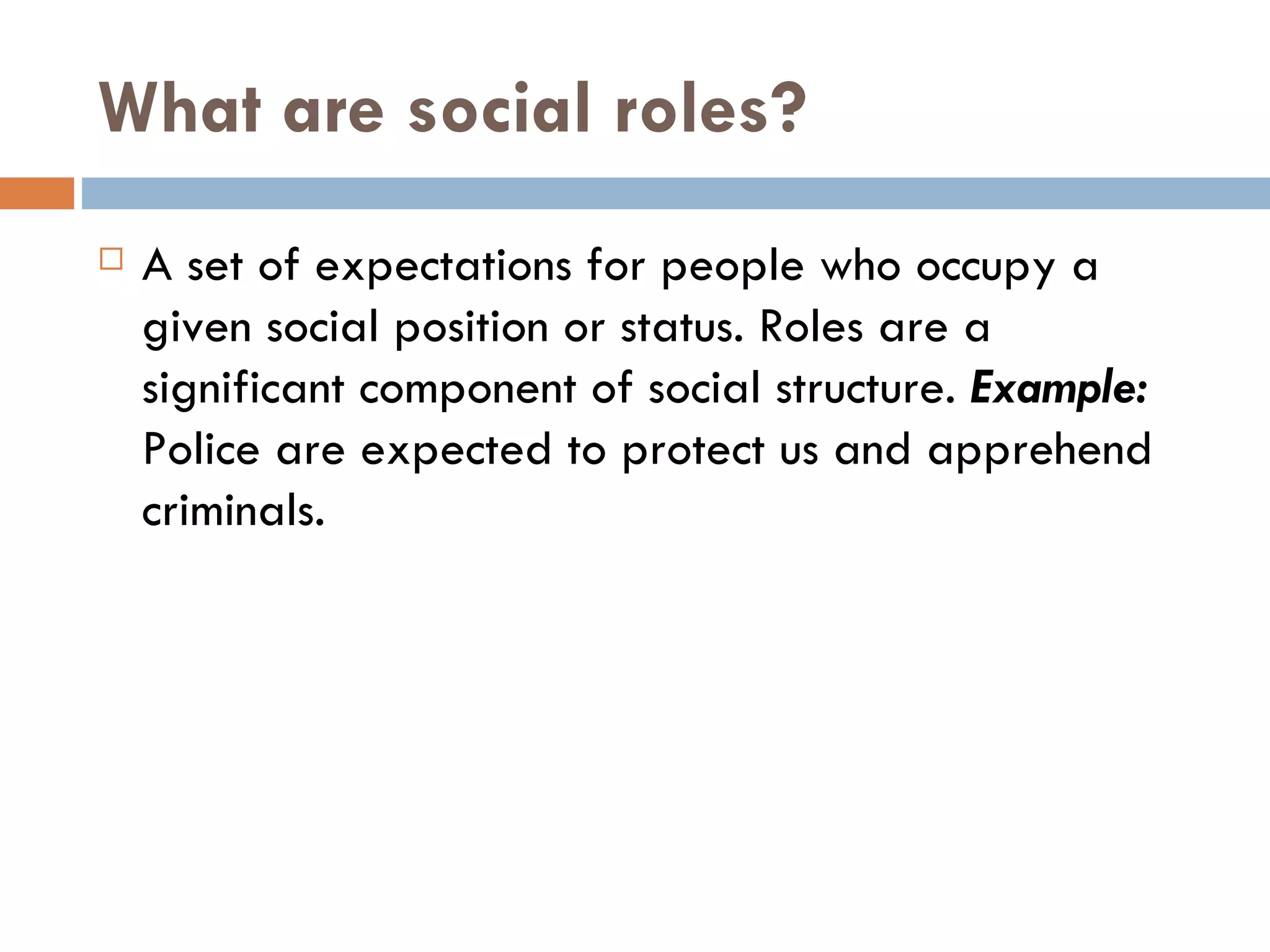 Presentation 3 (social roles) | PPT