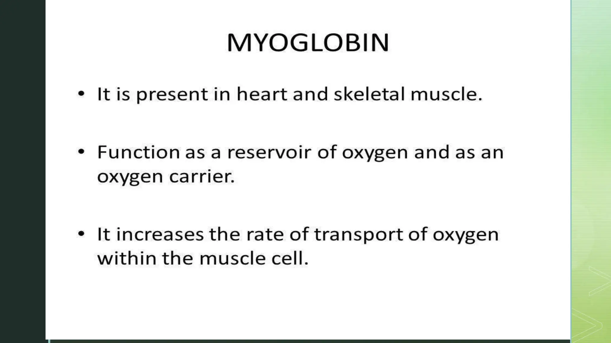 Structure & Biological role of Hemoglobin, myoglobin & Chrophyll . Biological Nitrogen fixation ...