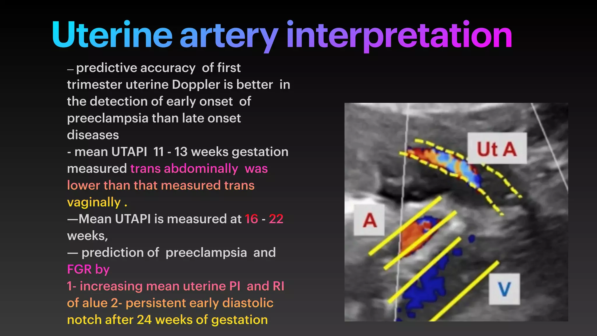 Presentation 3 Uterine Artery Doppler Pdf