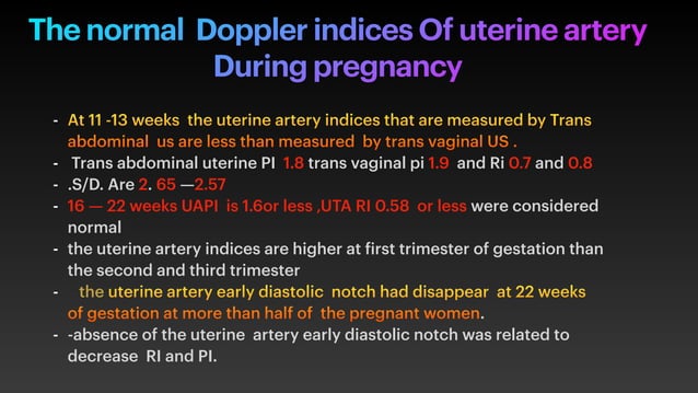Presentation 3 uterine artery doppler .pdf | Pregnancy | Reproductive ...