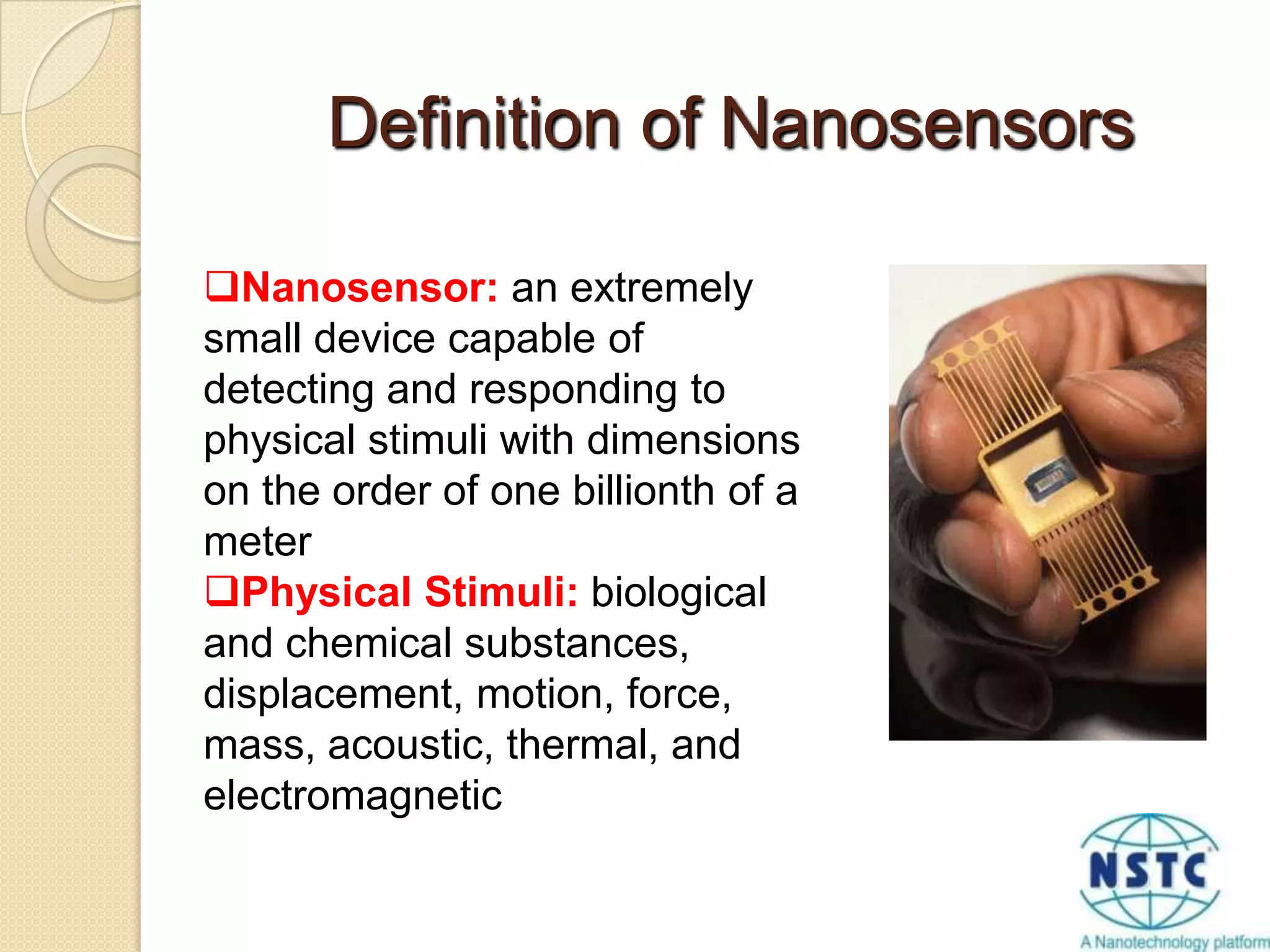 Nanosensors for medicines | PPT