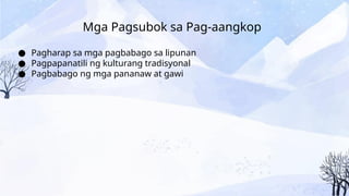 Pag-aangkop sa Kabuhayang Pangkomunidad ng mga Pilipino: Ang Kulturang ...