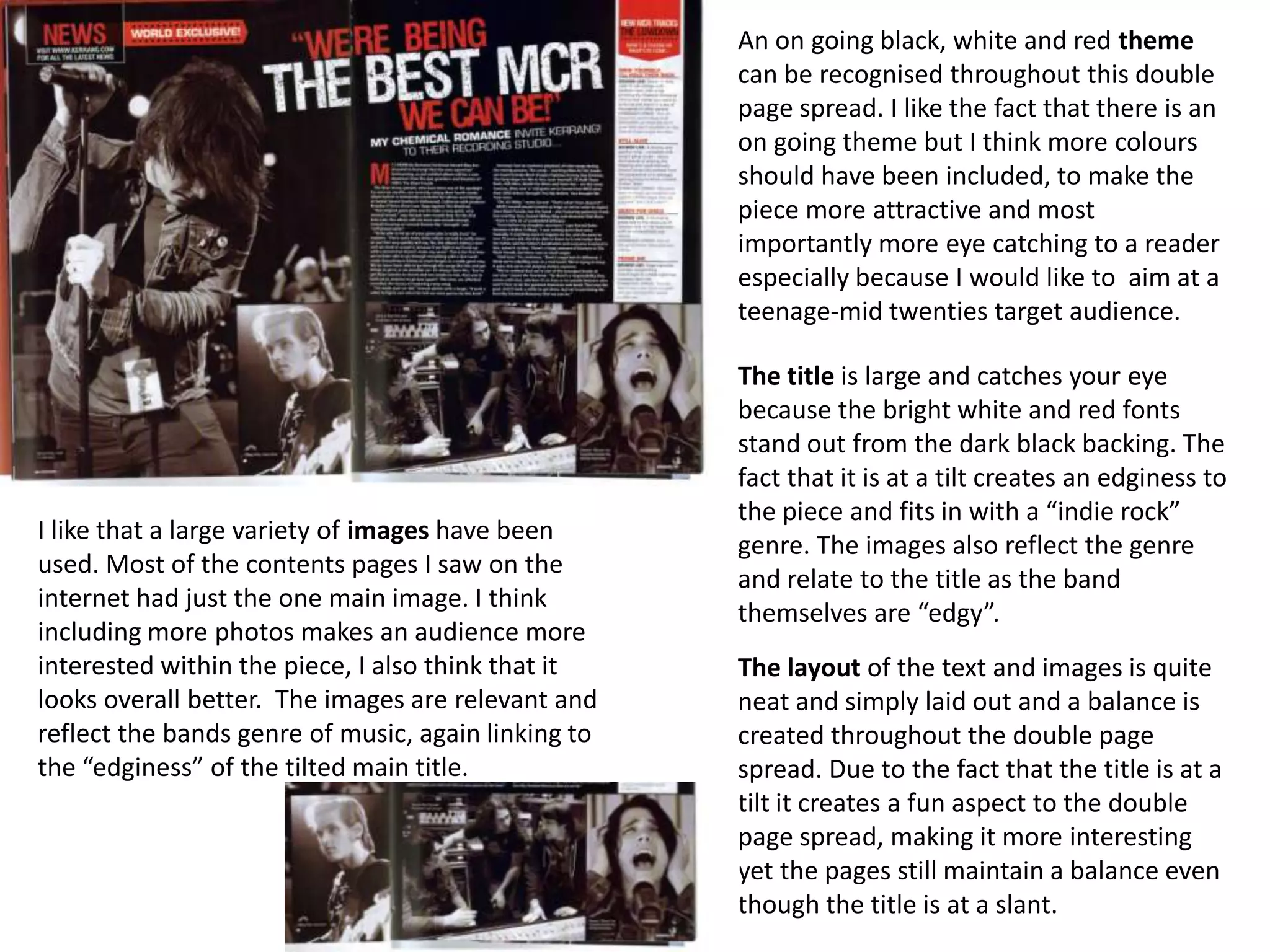 5 magazine double page spreads | PPTX